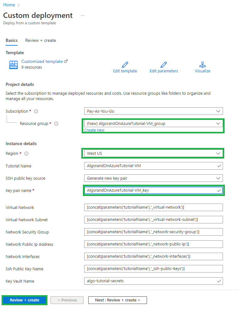Create A Node On Azure And Sign Transactions With Azure Key Vault And Python Algorand Developer